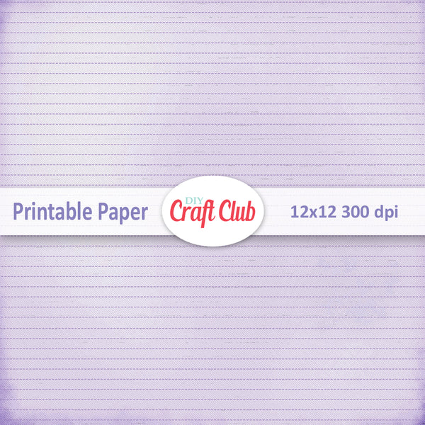 Purple Lined Printable Paper | Printable Scrapbooking Paper - DIY Craft ...