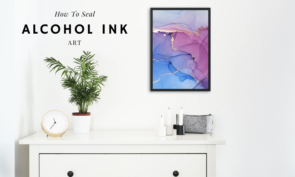 How To SEAL ALCOHOL INK | BEST Method - DIY Craft Club