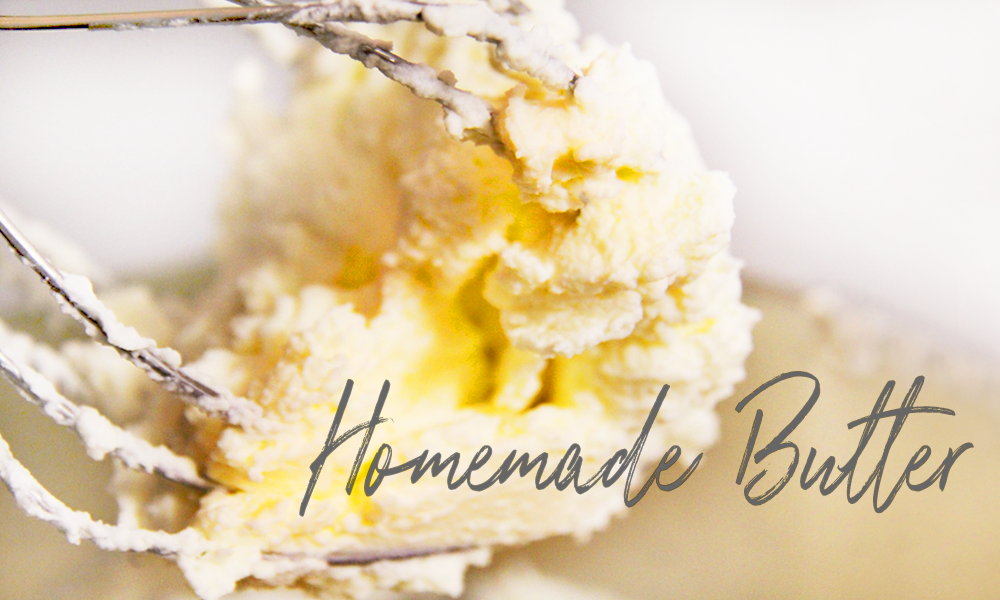 EASY HOMEMADE BUTTER RECIPE | Here's How YOU Can Make Homemade Butter ...