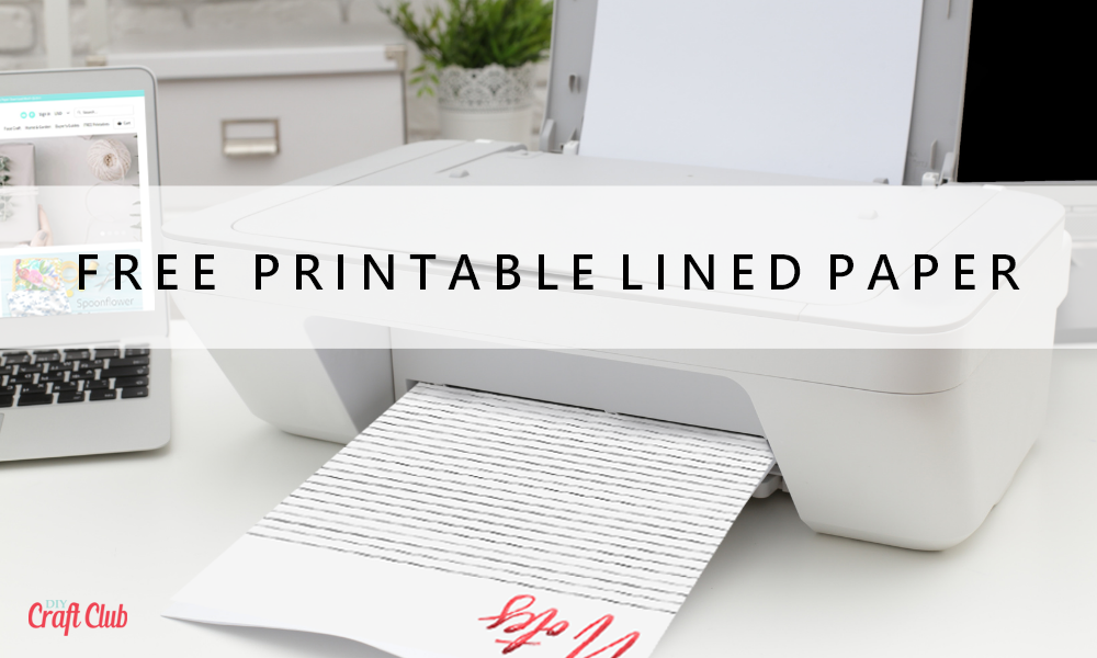 28 Free Printable Lined Papers To Download - DIY Craft Club