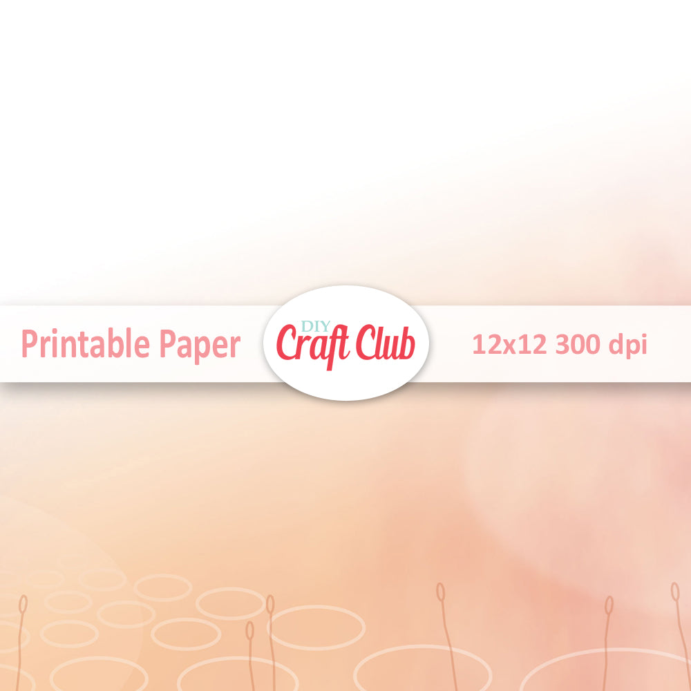 Floral Scrapbook Paper | Instant Download | Print From Home - DIY Craft ...