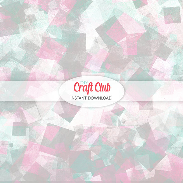 Colorful Scrapbooking Paper | Printable Digital Papers - DIY Craft Club