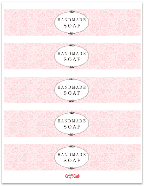 Handmade Soap Printable Labels - DIY Craft Club