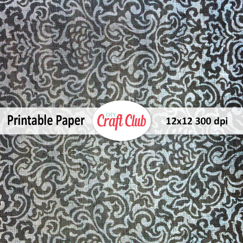 Vintage Cloth Printable Paper - DIY Craft Club