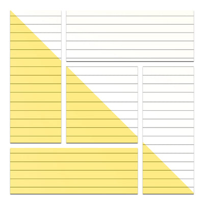 Yellow Lined Printable Paper - DIY Craft Club