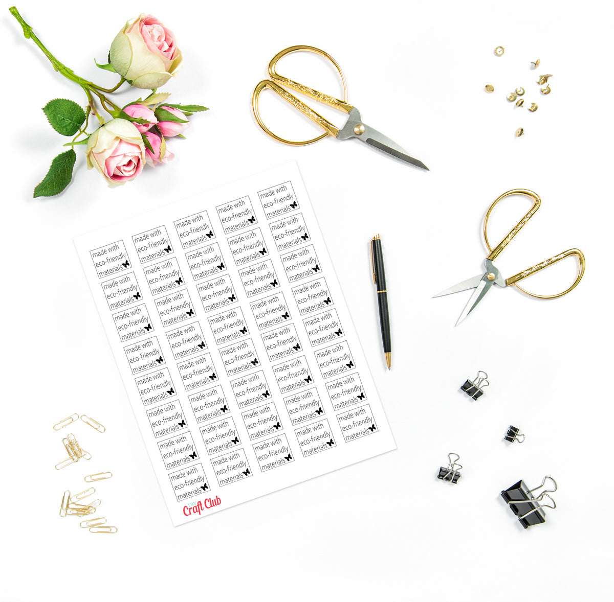 Eco-Friendly Printable Stickers - DIY Craft Club