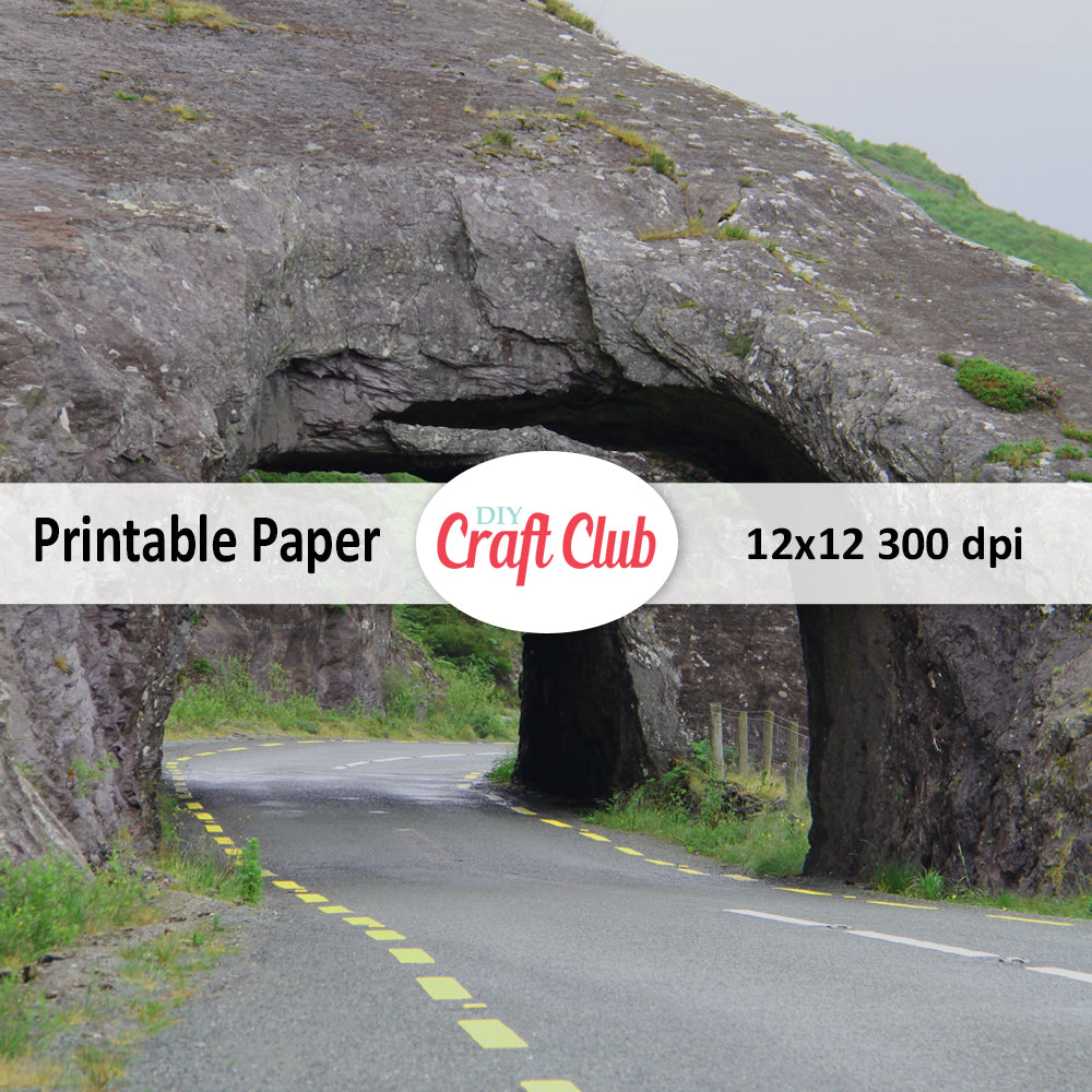 Rock Tunnel | Printable Images - DIY Craft Club