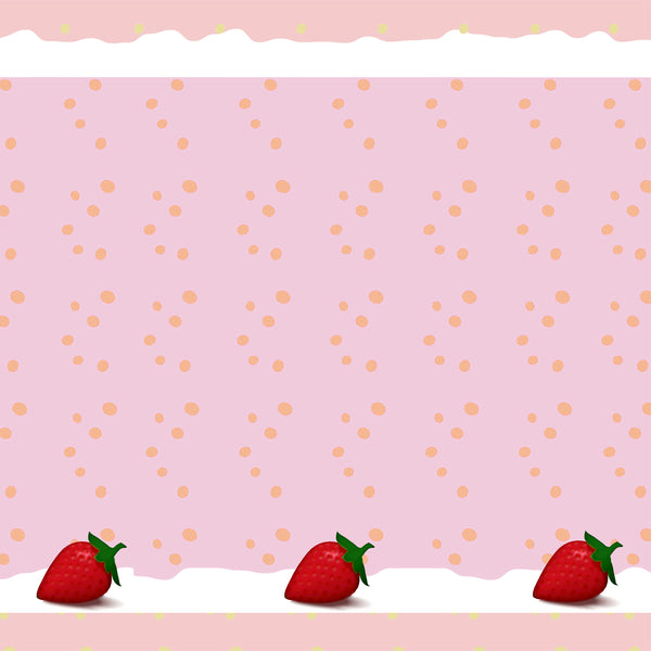 Strawberry Printable Paper - DIY Craft Club