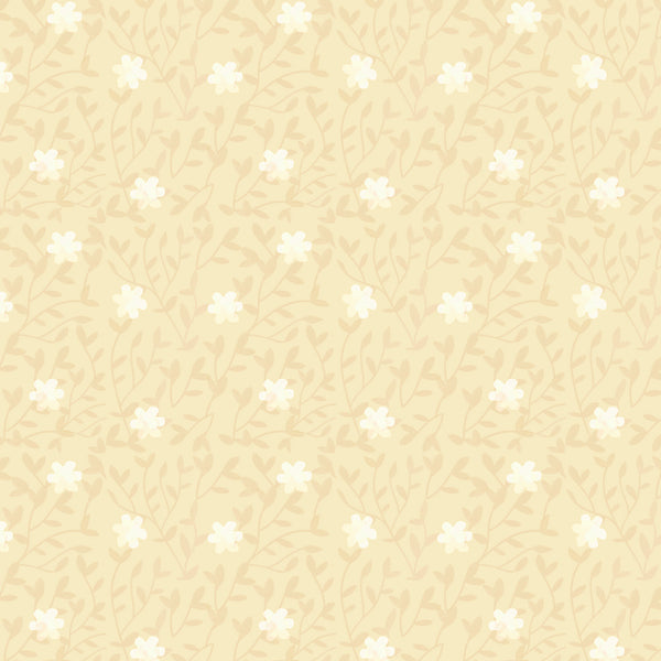 Yellow Floral Paper To Print | Free For Personal Use - DIY Craft Club